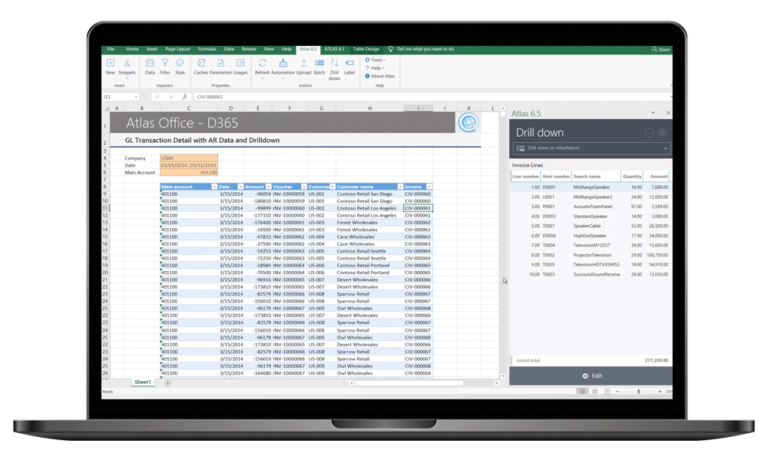 Atlas Reporting for Microsoft Dynamics AX and 365 - Eastwing Solutions